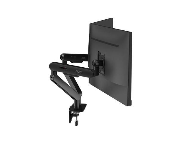 AOC Dual Monitor Arm Desk Stand Adjustable Two Monitor Freestanding ...