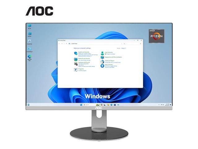 AOC All-in-One Gaming Computer PC 27" FHD AMD R7 5700G SSD Processor up ...