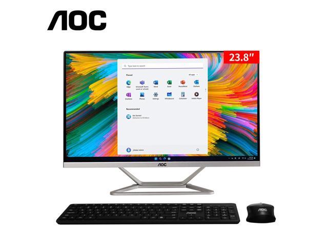 AOC All-in-One Business Desktop 23.8" FHD Display AMD R5 3500U ...