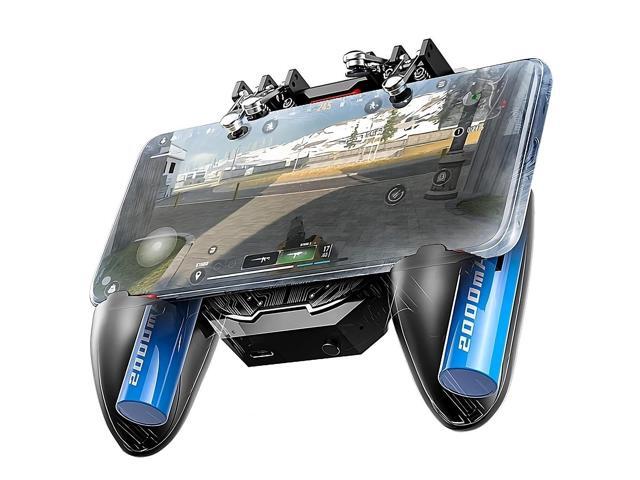 MEMO Mobile Game Controller Cooling Phone Gamepad 4 Trigger 6 Finger ...