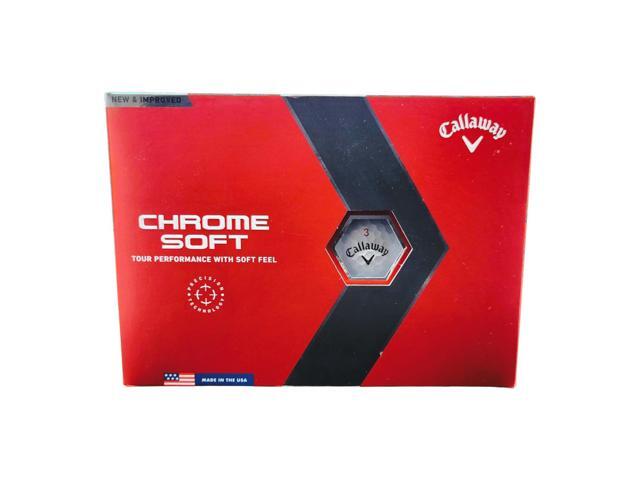 Callaway Golf Chrome Soft Tour Performance 12 Pack White Golf Balls ...