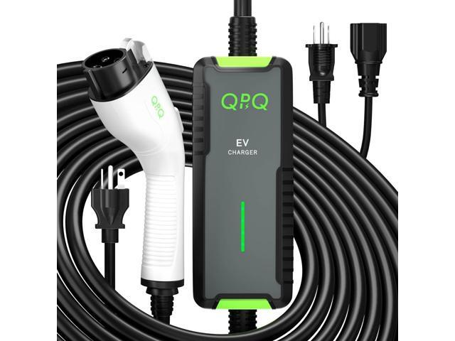 Level 1-2 EV Charger, 16 Amp 110-240V Portable Electric Car Charger ...