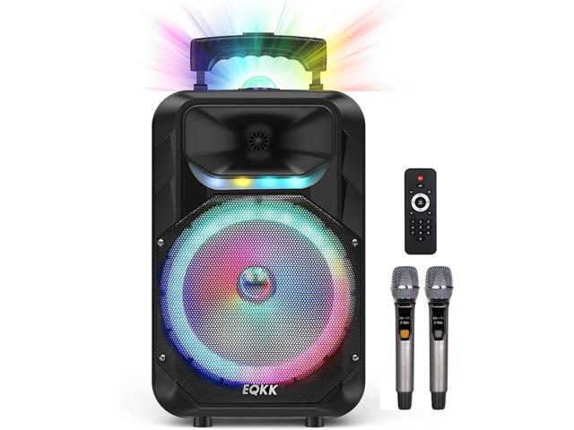 Updated Karaoke Machine for Adults and Kids Portable Bluetooth Speaker ...
