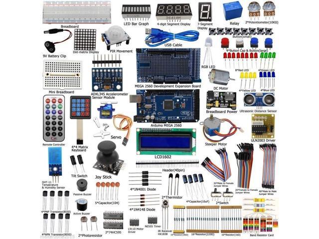 Ultimate STEM Electronic Projects Starter Kit for Arduino with Mega2560 ...