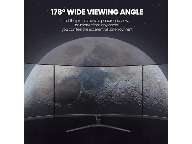 CRUA 32" 180Hz Curved Gaming Monitor,1800R Display,1ms(GTG) Response ...