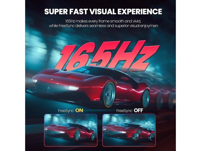 CRUA 32" 180Hz Curved Gaming Monitor,1800R Display,1ms(GTG) Response ...