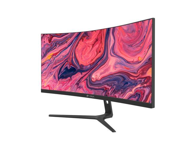 CRUA 30" Curved Gaming Monitor, 100Hz Ultrawide Computer Monitor, WFHD ...