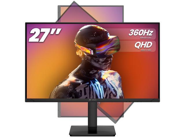 CRUA 27Inch Gaming Monitor 360HZ, QHD 1440P 100% sRGB IPS Computer ...