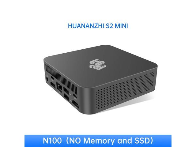 HUANANZHI S2 Mini Win 11 12th Gen N100 Mini PC DDR4 Desktop Gaming ...