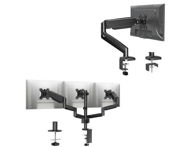 MOUNTUP Triple Monitor Stand Mount - 3 Monitor Desk Mount for Computer ...