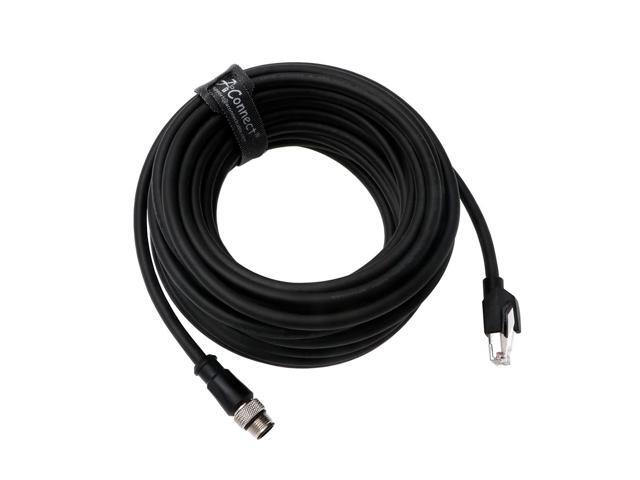 AConnect 4Pin-RJ45-Ethernet-Industrial-Cat5e-Cable D-Code M12 4 Pin ...