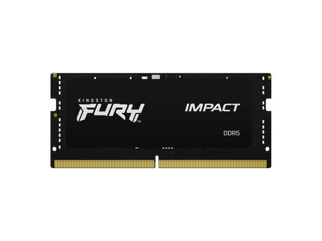 Kingston Technology Fury Impact 32GB 4800MT/s DDR5 CL38 SODIMM XMP Ready Laptop Memory Single ...