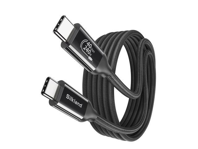 Silkland USB 4 Cable for Thunderbolt 4 [10FT/3M], 40Gbps Data Sync, 8K ...