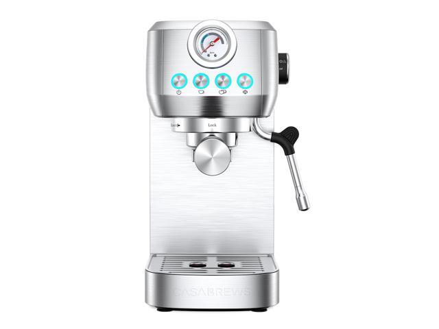Casabrews 20 Bar Espresso Machine Semi-Automatic Coffee Maker with Milk ...
