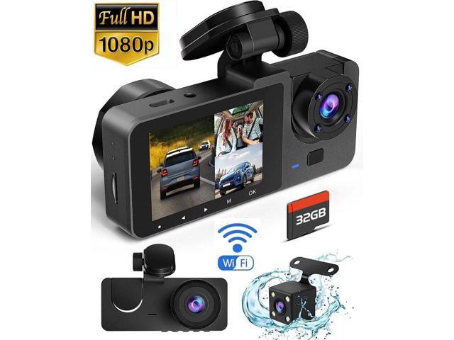 4K HD 1080P DVR Car Dual Lens Dash Cam WiFi GPS Front/Rear Video ...