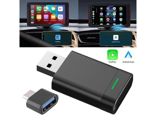 Wireless USB CarPlay Adapter Plug&Play For iPhone Apple Carplay Android ...