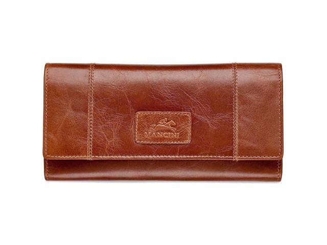 Mancini Casablanca Ladies' RFID Secure Trifold Wallet - Newegg.com