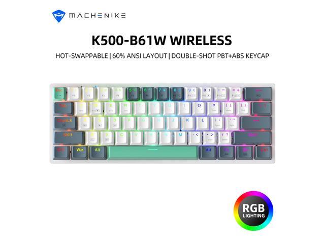 Machenike Mechanical Gaming Keyboard Wireless,60 percent Keyboard ...