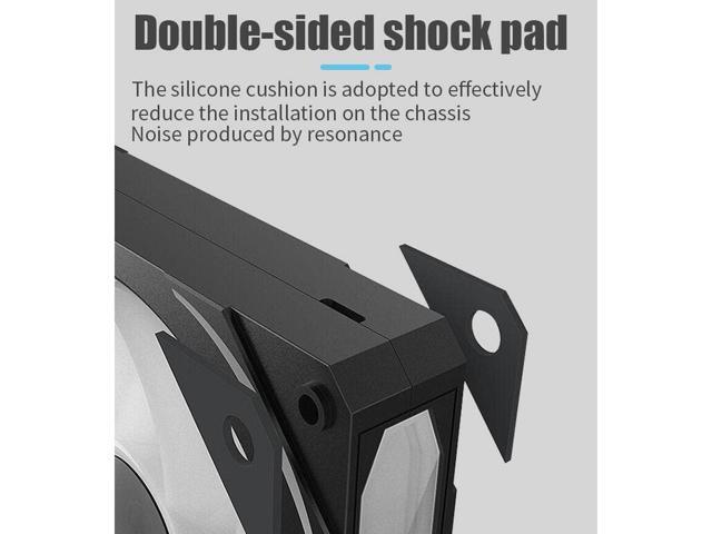 3 PACKS 120mm GEN5 Addressable-RGB case Fan,Multifaceted Infinity ...