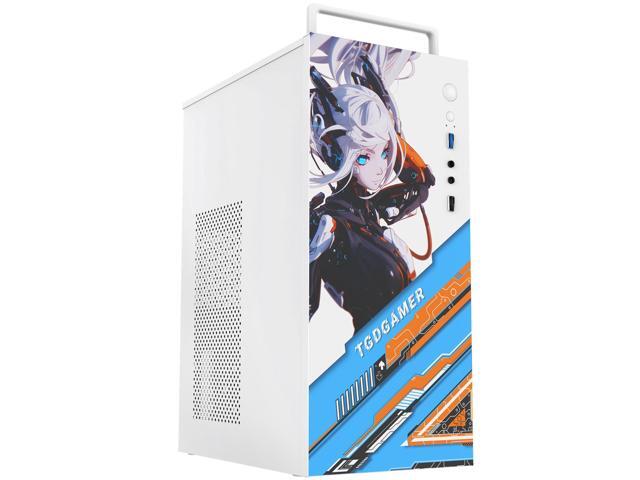 GPERHUAN Micro ATX PC Case with 1x 80mm PC Case Fan, Support MATX, Mini ...