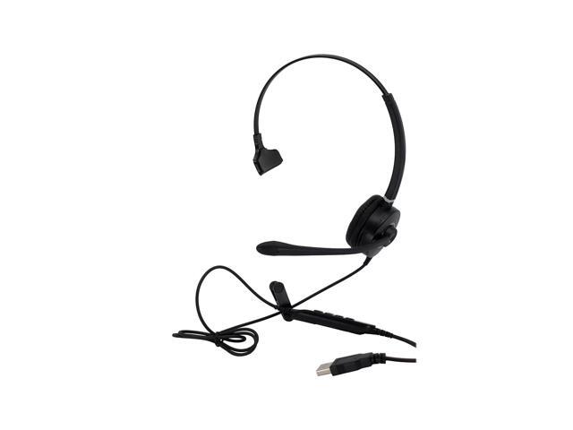 Spracht HS-WD-USB-1 Single Ear USB Headset for Softphone for PC/Mac ...