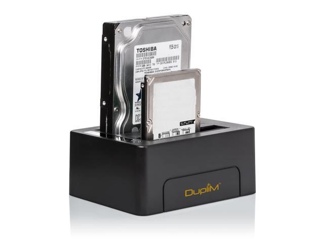 DupliM 1 to 1 SSD HDD Dual Bay Cloner Copier Duplicator SATA Hard Disk ...