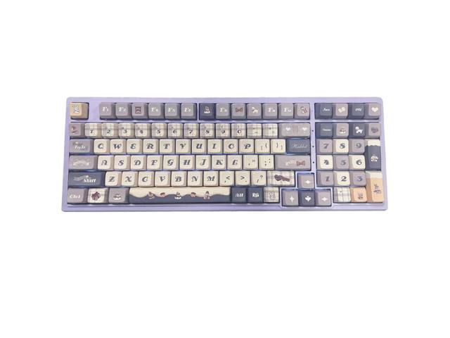 daixiahu PBT Alice Rabbit Theme Key Cap, 141 Key Sublimation Key Cap ...