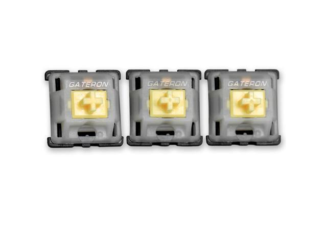 Gateron Yellow Switches,Keyboard Switch,Gateron KS-3 Milky Top Black ...