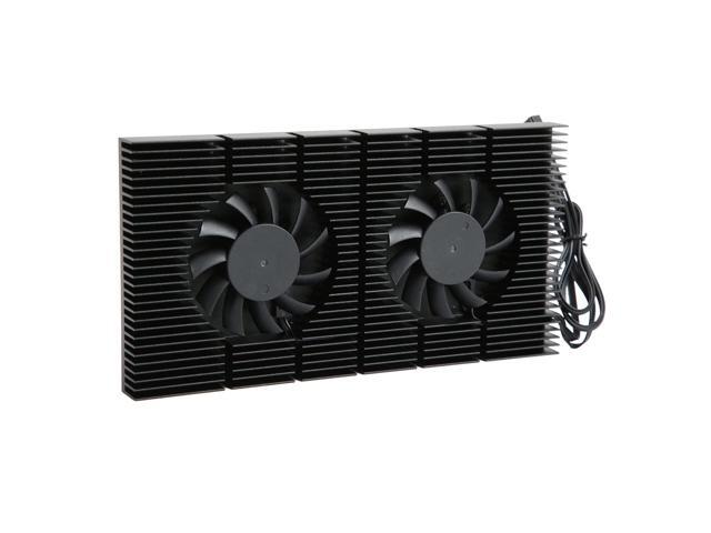 GPU Backplate Memory Radiators, Aluminum Heatsink Cooler with Dual 60mm ...