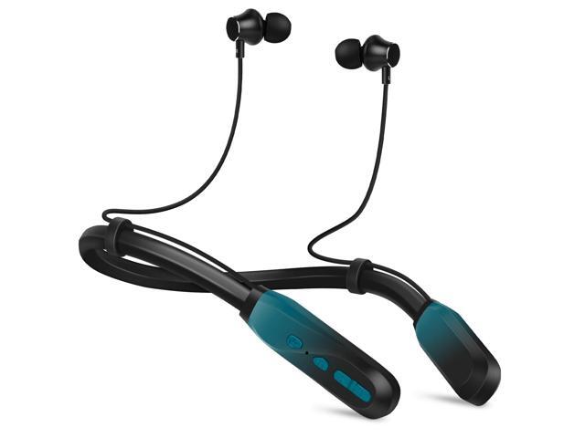 Lecefty Neckband Bluetooth Headphones, 200H Extra Long Playtime ...