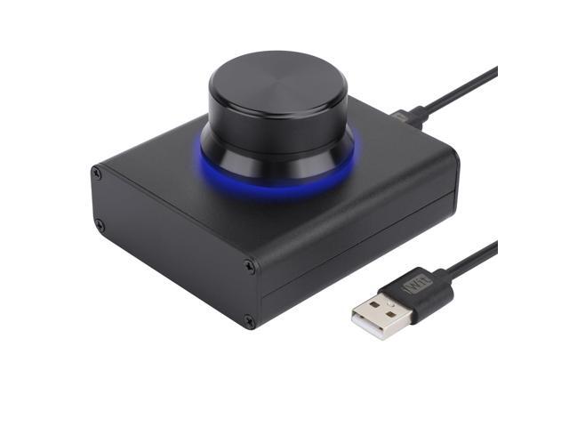 DROK USB Volume Knob, Big PC Computer Speaker Audio External USB Volume ...