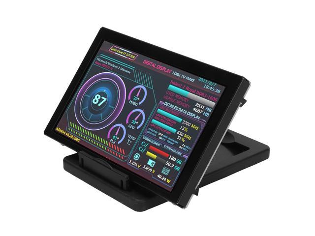 GOWENIC 5in Computer Temp Monitor, AIDA64 PC CPU Data Monitor, PC Sensor Panel Display, USB Mini ...