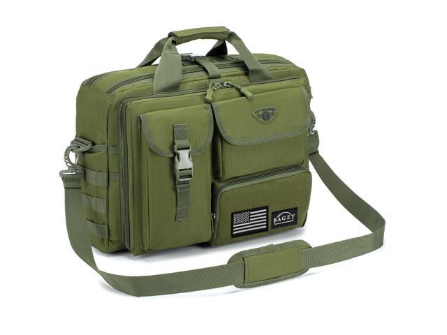BAGZY Tactical Laptop Bag for Men Multifunctional Tactical Briefcase ...