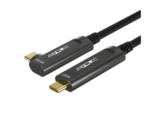 GeoHN.G USB C to USB C Fiber Optic Extension Cable 10M/33FT, Right ...