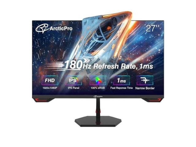 ArcticPro 27inch Gaming Monitor 180Hz, IPS, FHD 1080p, 1ms Response ...