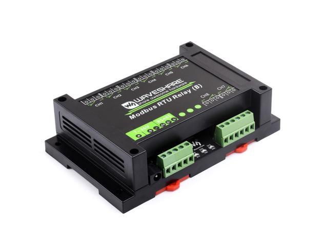 waveshare 8-CH Modbus RTU Relay Module with RS485 Interface, Modbus RTU ...