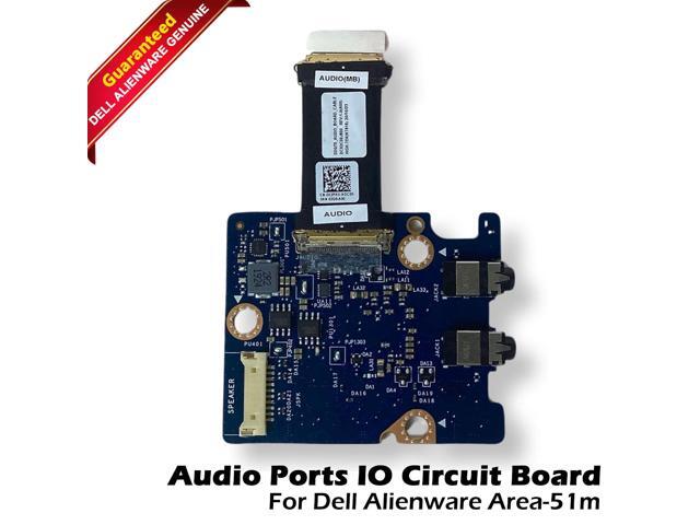 Dell OEM Alienware Area 51m Audio Ports IO Circuit Board 3FK2C X2PHX ...