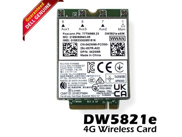 Refurbished: Dell OEM Wireless 5821E DW5821e M.2 Mobile Broadband 4G ...
