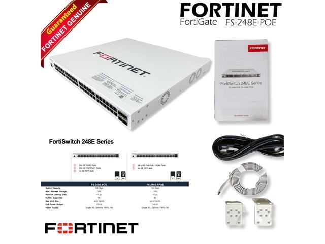 Fortinet Secure Access Forti Switch 248E-FPOE Layer 2/3 PoE+ Switch ...