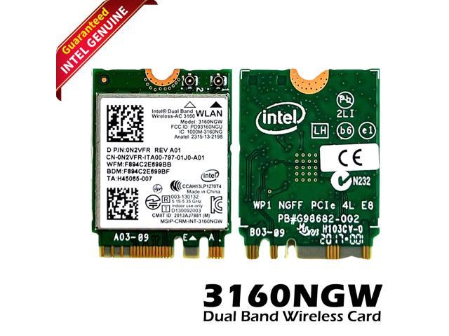 Refurbished: Intel Dual Band Wireless-AC 3160 3160NGW Bluetooth WLAN ...