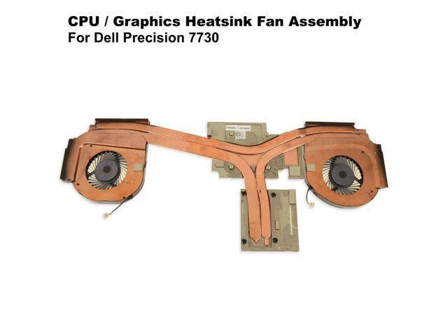 Dell Precision 7730 CPU Graphics Heatsink Fan Assembly JW9JT - Newegg.com