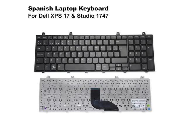 Dell XPS 17 Studio 1745 1747 Backlit Spanish Keyboard Black V104025BK J514P - Newegg.com