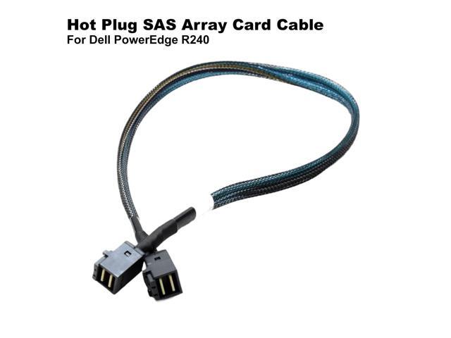 Dell PowerEdge R240 R340 Backplane PCIe PERC Mini SAS HD Cable SFF-8643 ...
