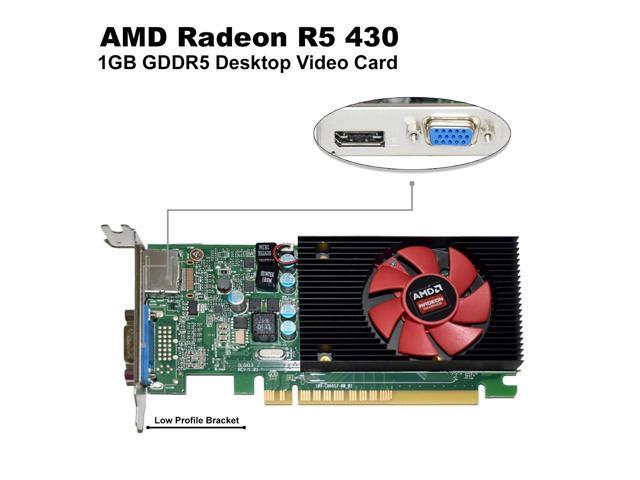 Refurbished: AMD Radeon R5 430 1GB GDDR5 Graphics Card VGA ...