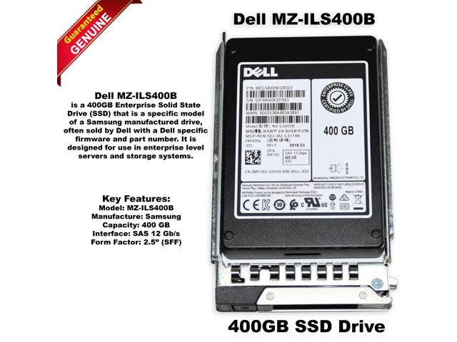 Dell Samsung MZ-ILS400B 400GB SAS 12Gbps 2.5 Inch SSD with Tray MFC6G ...