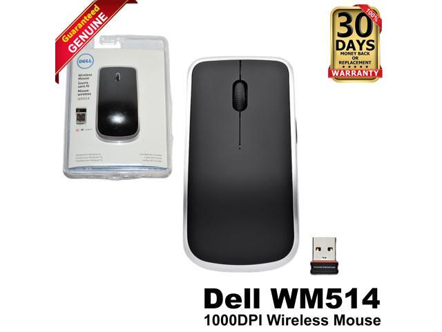 Dell WM514 Wireless Laser Mouse 2.4GHz USB Nano Receiver Black DR1KP ...