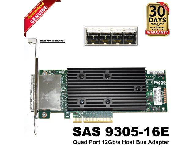 Dell 9305-16E SAS Quad Port 12Gb/s Host Bus Adapter 5YYRH - Newegg.com