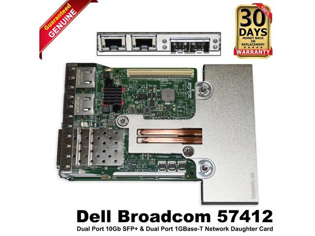 Dell Broadcom 57412 Dual Port 10Gb SFP+ & Dual Port 1GBase-T Network ...