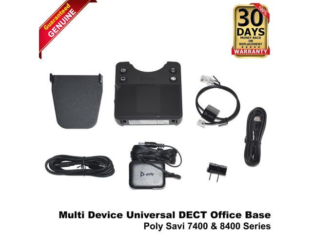 HP Poly Savi 8245-M 7400 & 8400 Multi Device Universal DECT Office Base ...