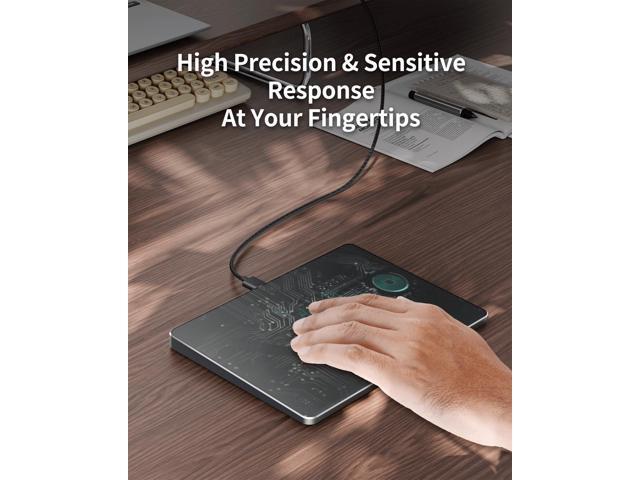 ProtoArc T1 Wired High Precision Trackpad for Windows, USB Slim ...